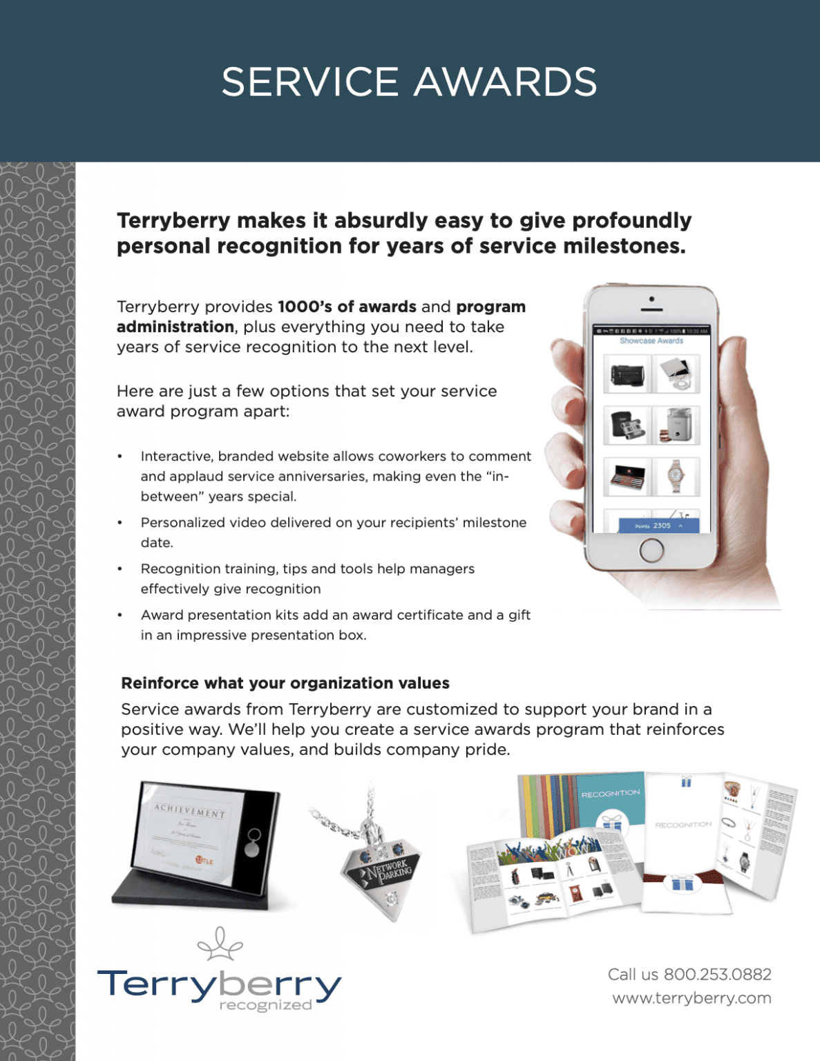 Service Awards Brochure | Terryberry