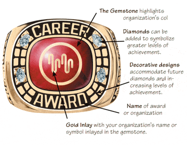 Custom Corporate Awards | Sales Award Rings, Corporate Rings