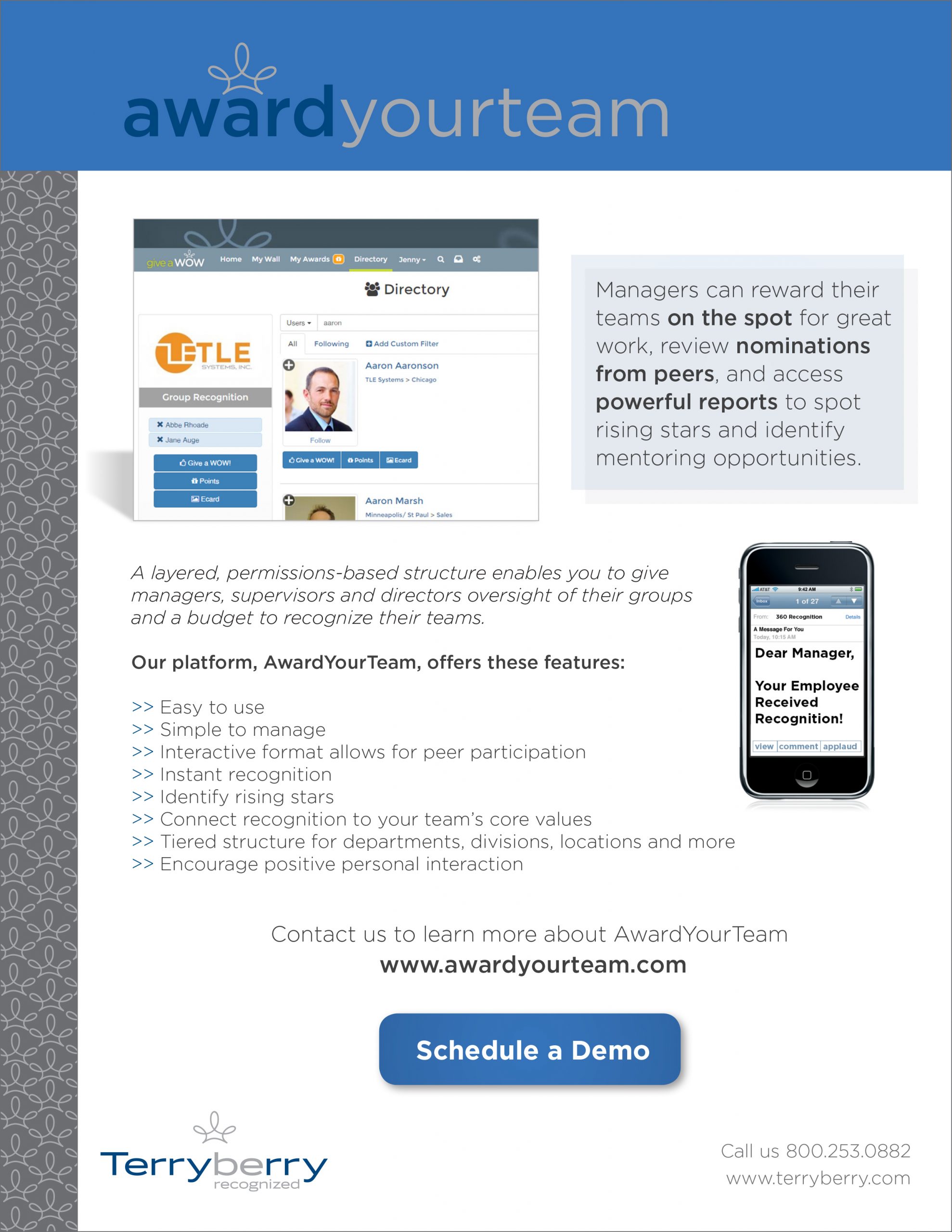 Terryberry Award Your Team Brochure - Terryberry