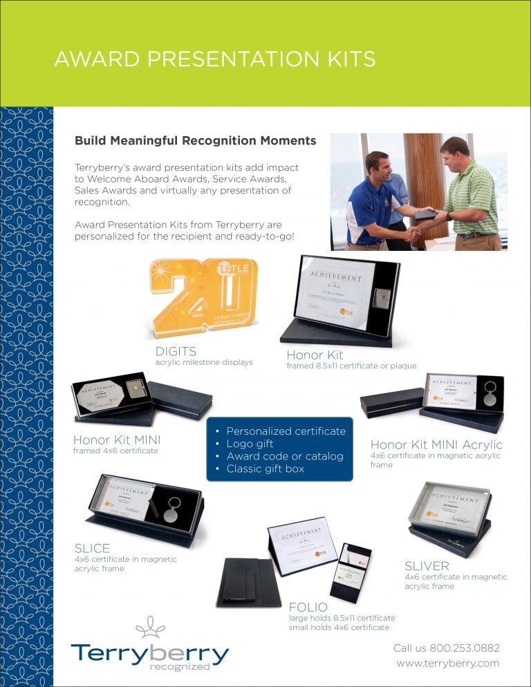 Award Presentation Kits Brochure - Terryberry