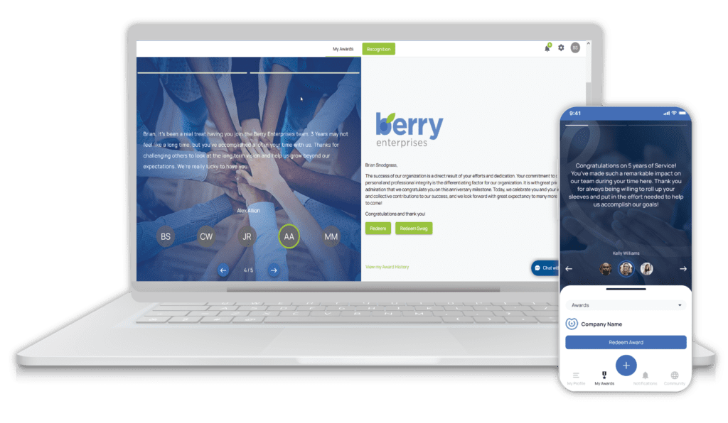 Employee Point Reward System - Point Based Recognition - Terryberry